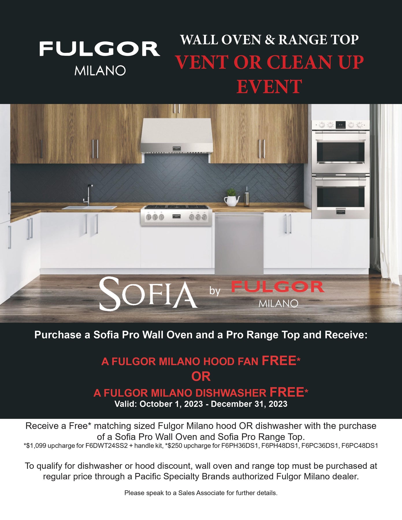 Fulgor Milano Sofia Pro Wall Oven and Pro Range – DEZ Appliances Inc.